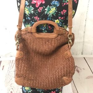 Cole Haan | Bags | Cole Haan Leather Weaved Crossbody | Poshmark